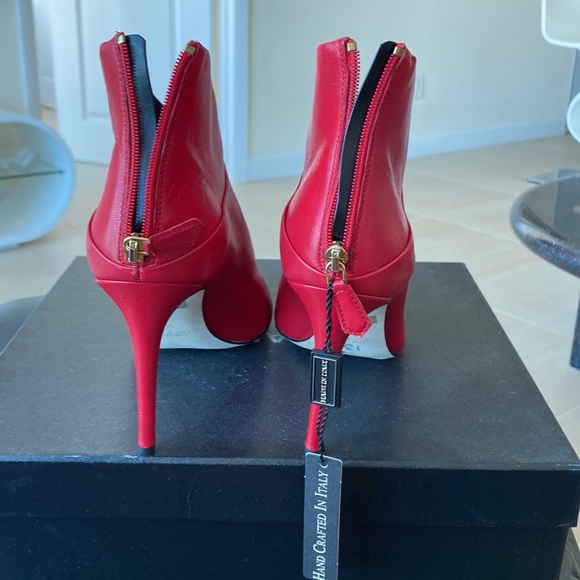 Grigiarancio | Shoes | Nwt Bright Red Boots Made In Italy | Poshmark